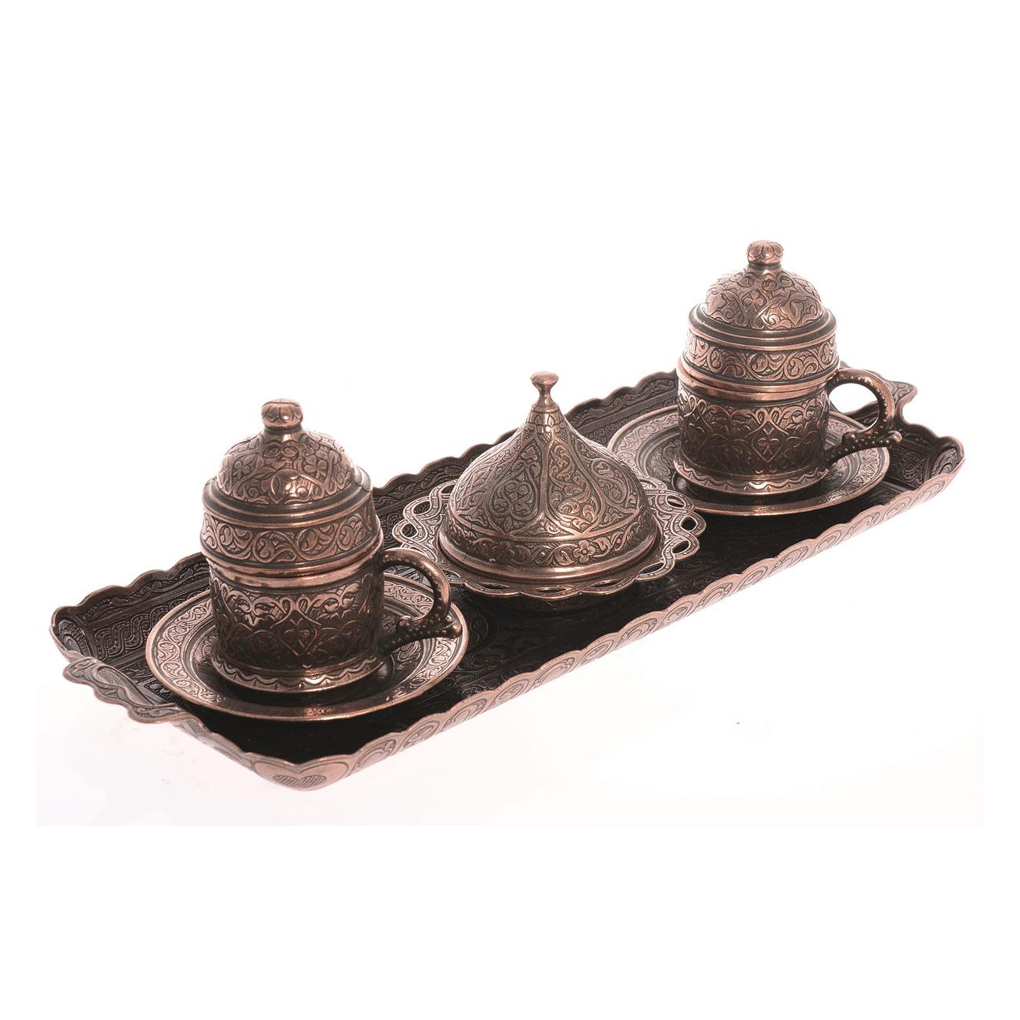 Turkish Ottoman-inspired Coffee Set 40025 Handcrafted Elegance for Two ...
