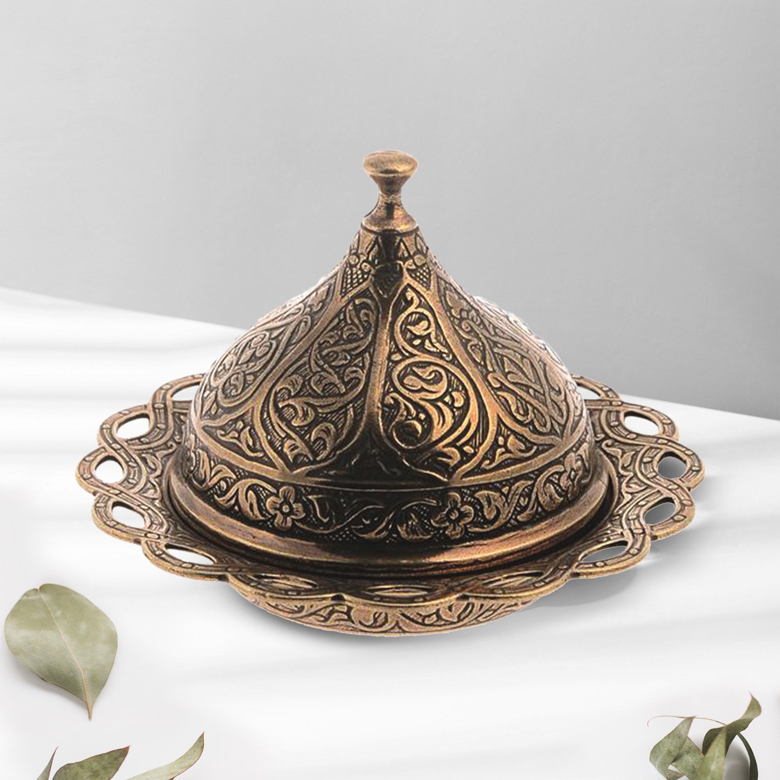 Authentic Turkish Tea Set 72 Handcrafted, Traditional 9-piece ...