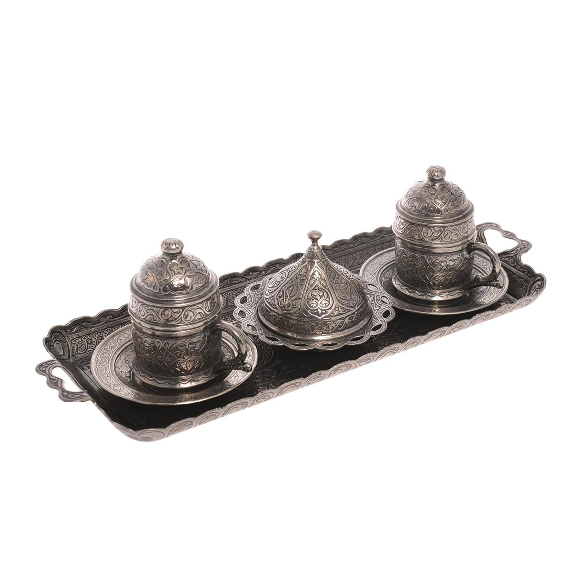 Turkish Ottoman-inspired Coffee Set 40025 Handcrafted Elegance for Two ...