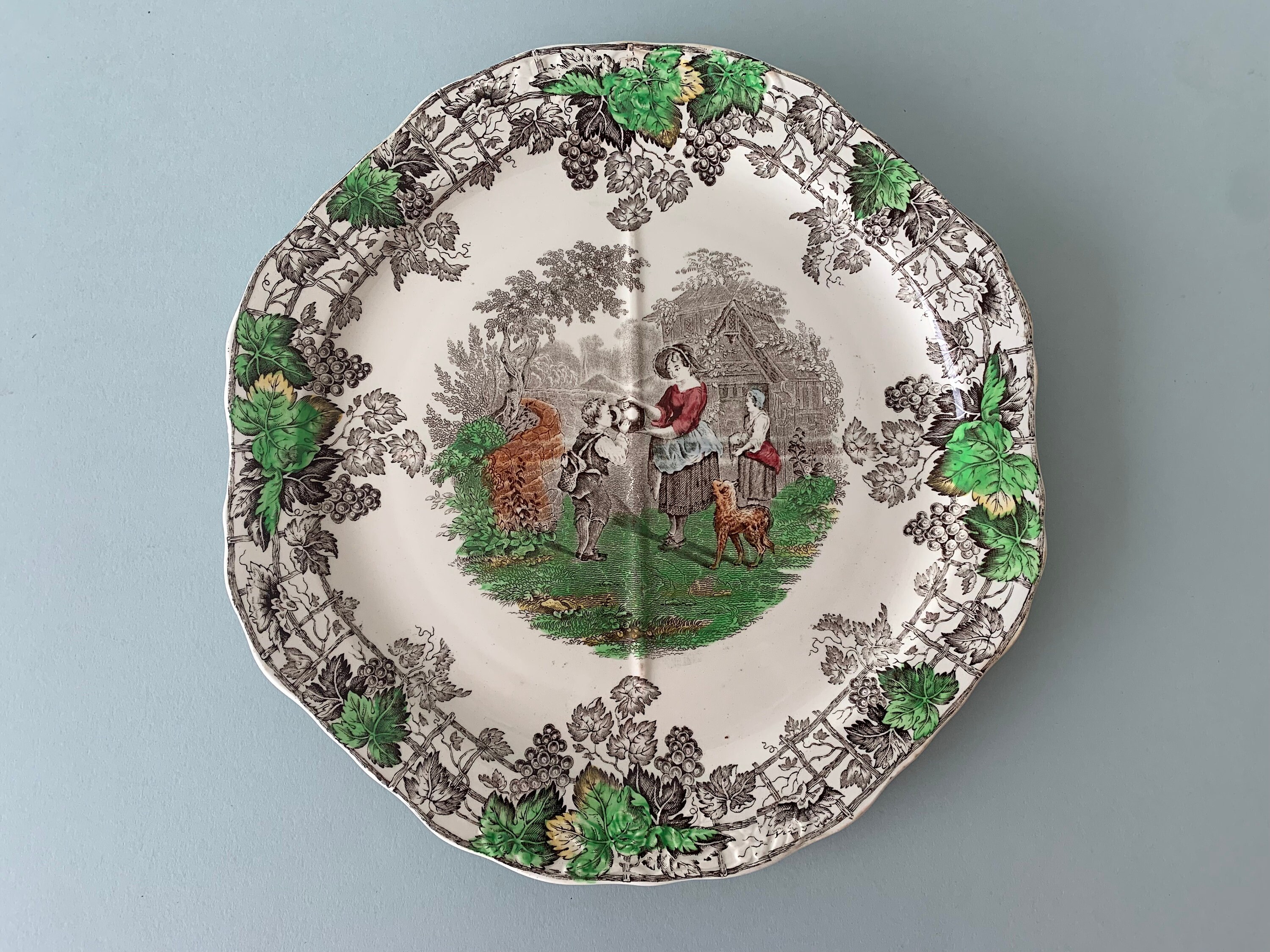 Copeland Spode Byron Sandwich Plates Set of Two 1930's - Etsy