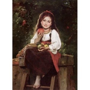 6 Hand Painted Kids Art by Léon Bazille Perrault the Flower - Etsy
