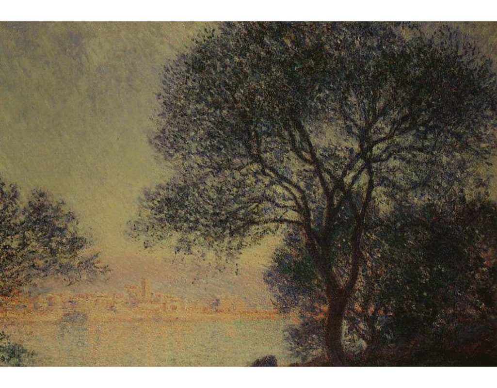 8 Hand Painted Trees Oil Paintings Claude Monet Poplars | Etsy