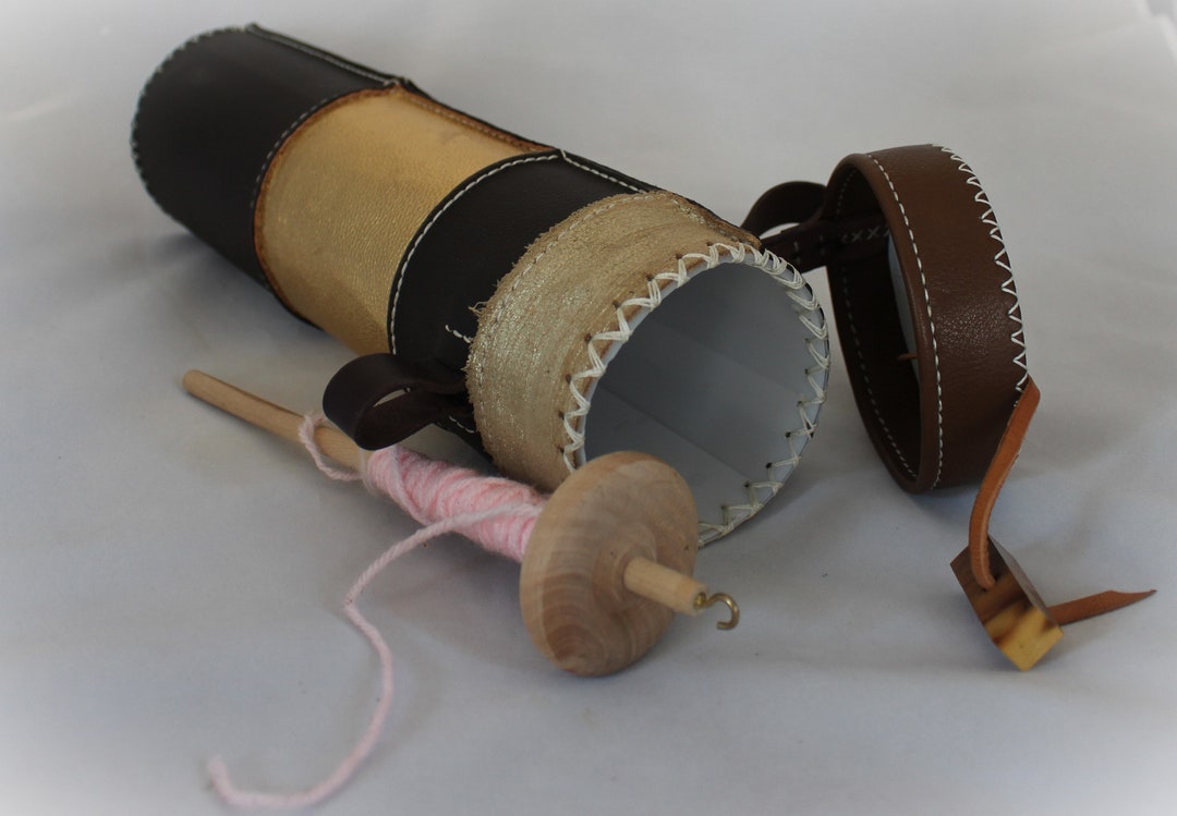 Drop Spindle Case Goldy - Etsy