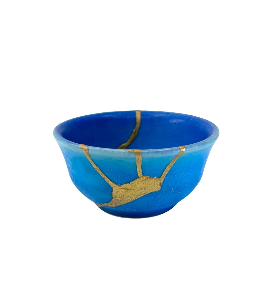 Mini “akachan” Kintsugi - Small Sake Cup Turquoise* ****display Only ...