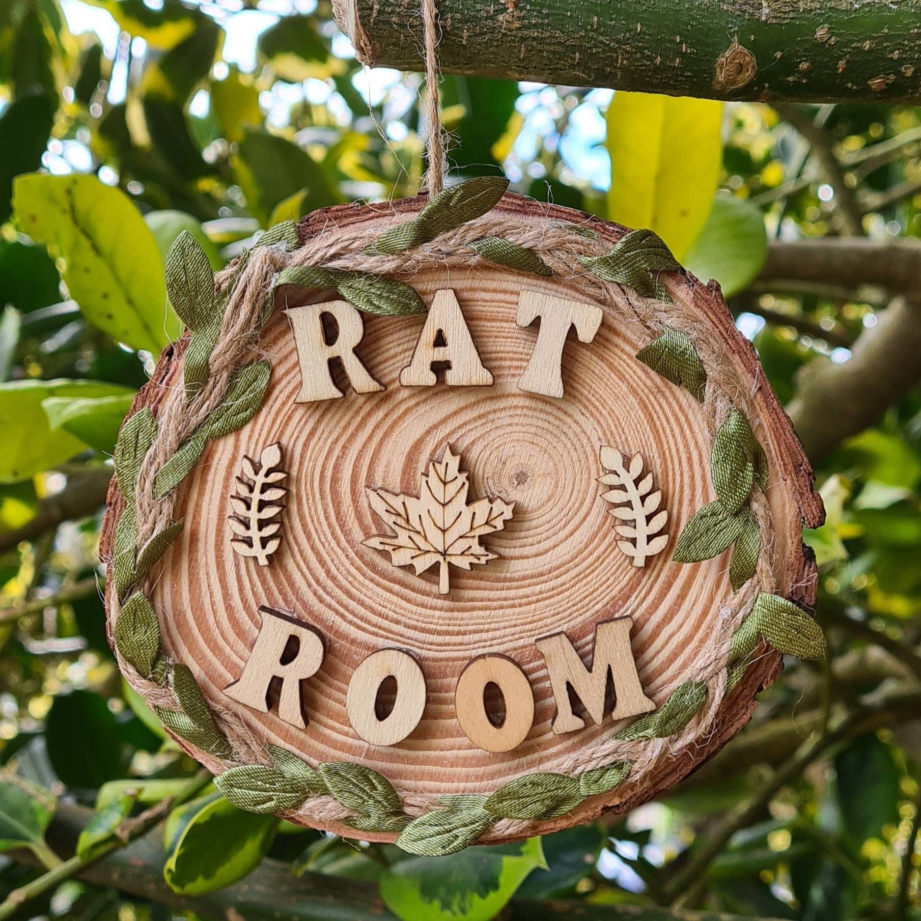Natural Themed Cage Name Plaque/sign - Hamster, Mouse, Rat, Rattery - Etsy