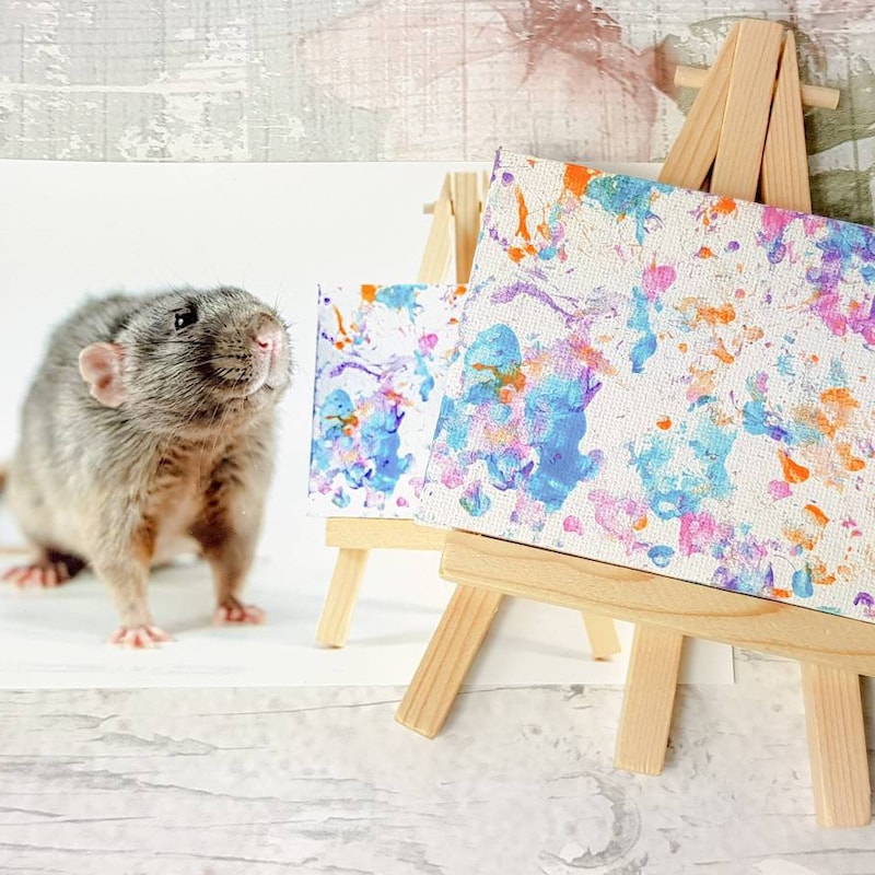 Rat Painting - Etsy