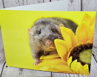 Rat Thank You Card - Etsy UK