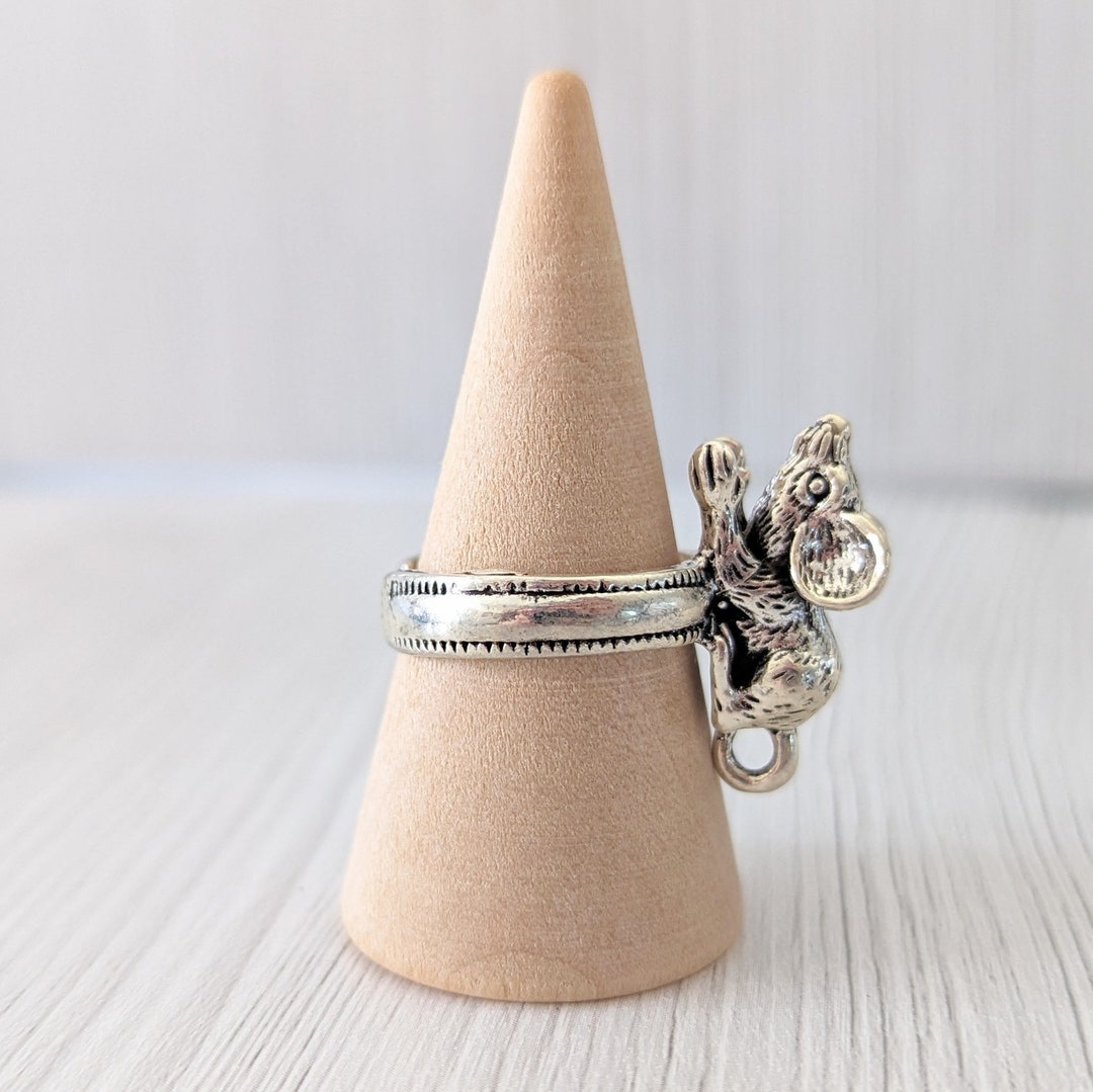 Adjustable Rat Ring Fancy Dumbo Rat Gift - Etsy