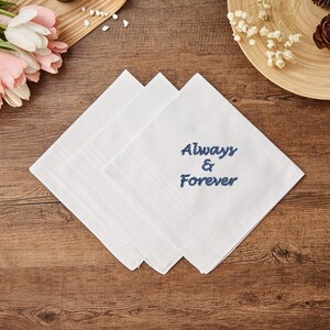 Personalized Handkerchief by You, With Your Choice of Font, Thread ...