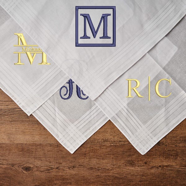 Personalized Handkerchiefs - Etsy