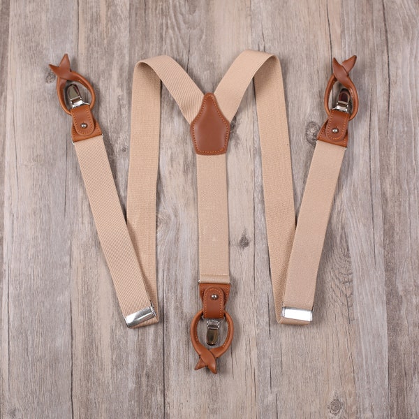 Button Suspenders - Etsy
