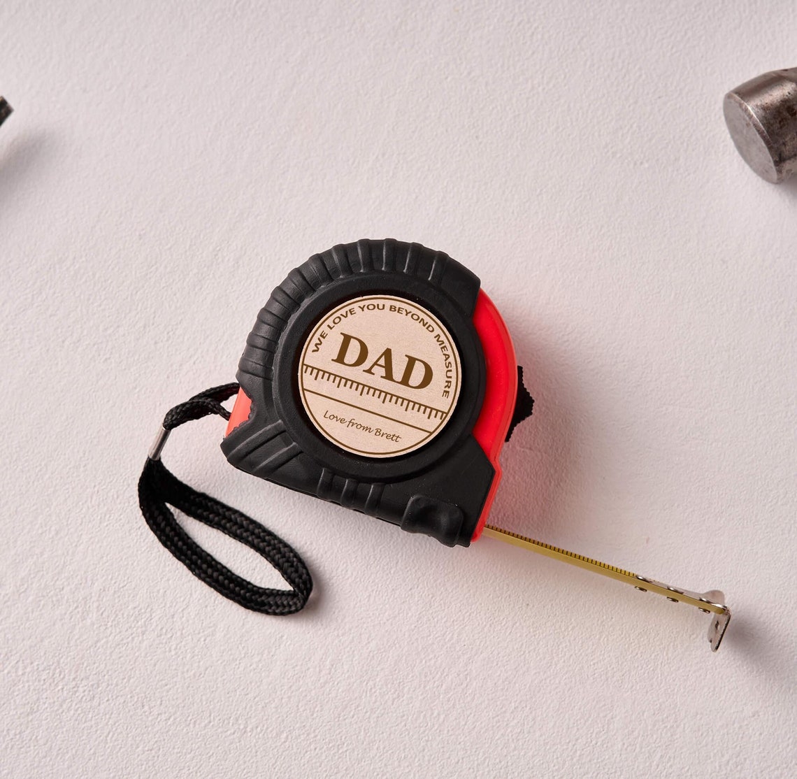 Engraved Tape Measure Personalised 3M Tape Measure DIY Gift for Dad and ...