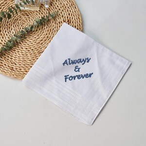 Personalized Handkerchief by You, With Your Choice of Font, Thread ...