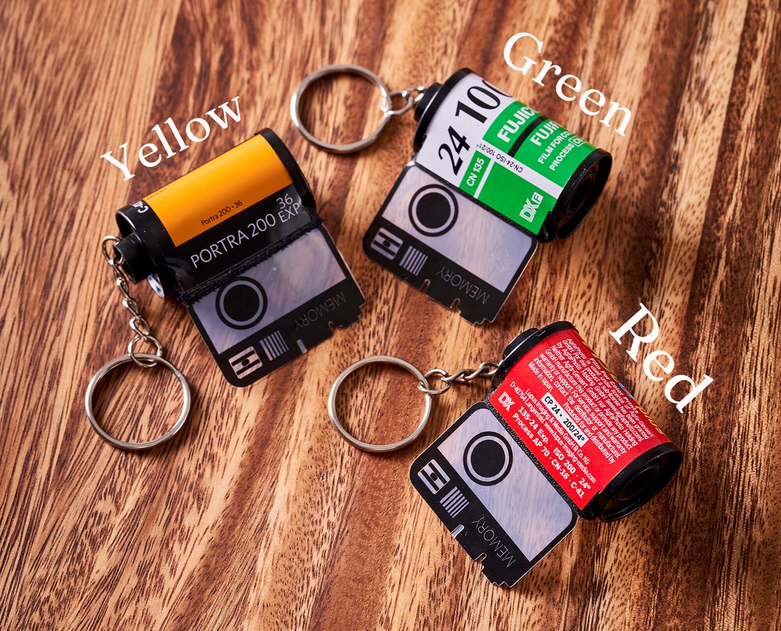 Memory Film Keychain 5-15 Photos, Personalized Camera Photos Roll ...