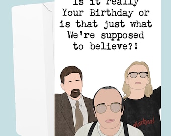 X Files Birthday Card | Etsy UK