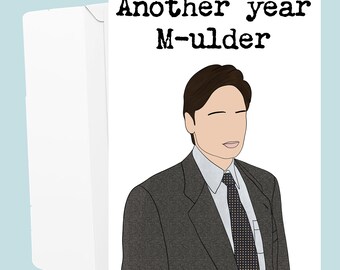 X Files Birthday Card | Etsy UK