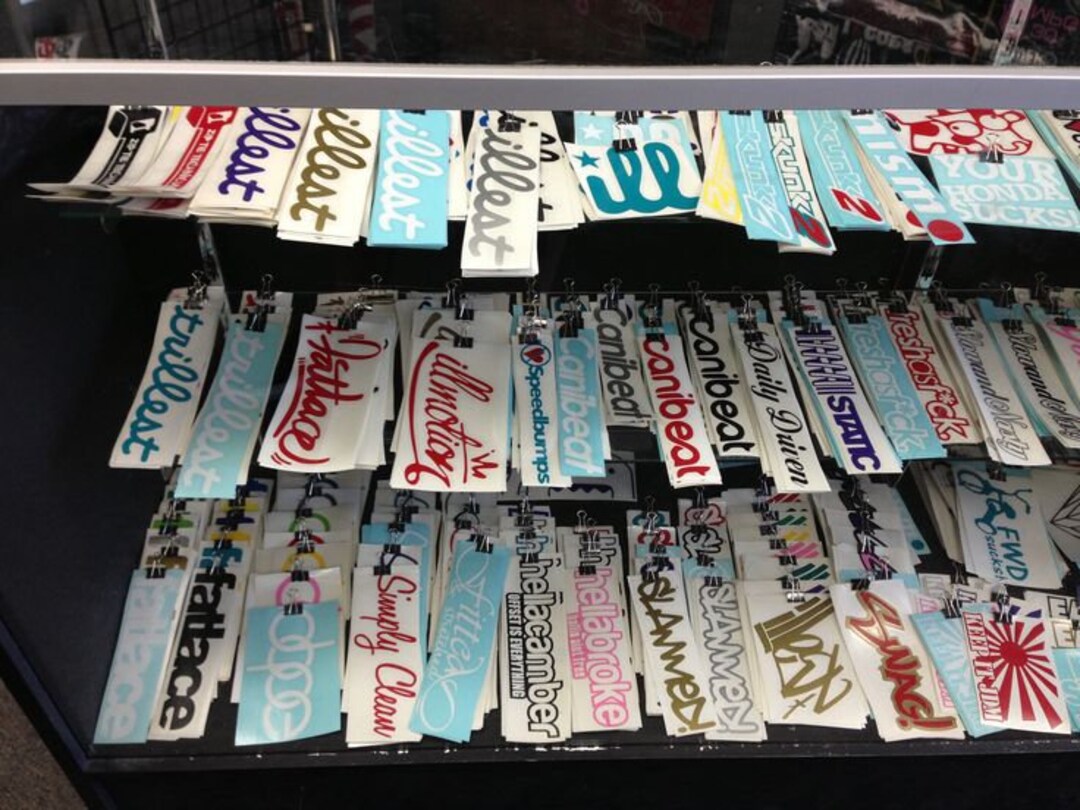 Jdm 10 RANDOM Car Sticker Decal Pack Car Window Stickers for Jdm ...