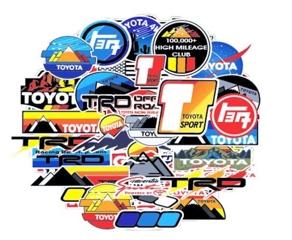 50PCS JDM Stickers Pack Car Motorcycle Racing Motocros TRD STI | Etsy