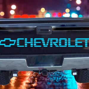 CHEVY 1500 454 350 Decals CHEVROLET Vinyl Sticker Silverado Bed ...