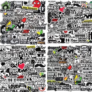Jdm 50 Random Car Sticker Decal Pack Car Window Stickers for Jdm ...