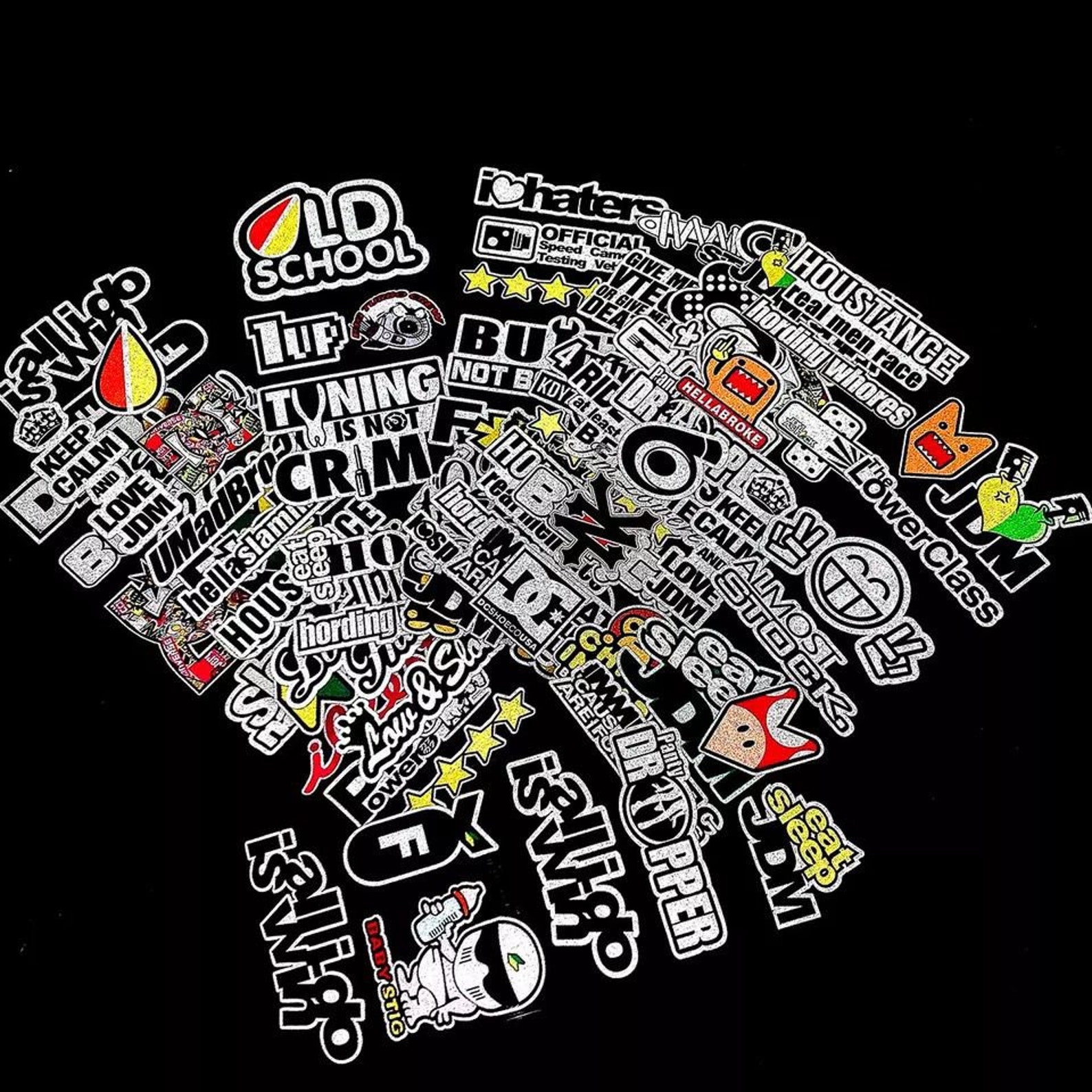 Jdm 63 coche pegatina calcomanía paquete ventana del coche - Etsy España