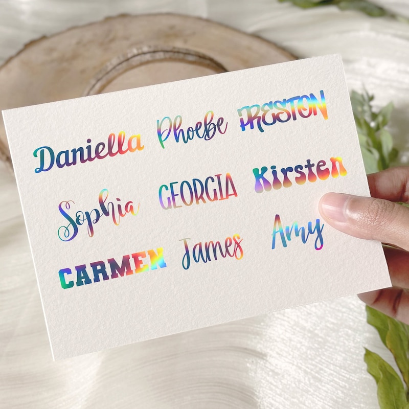 Custom Name Decal - Etsy