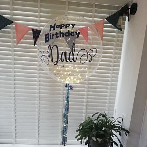 Custom Vinyl Balloon Sticker 22cm Bubble Sticker Name Decal - Etsy