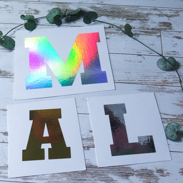 Letter Stickers - Etsy