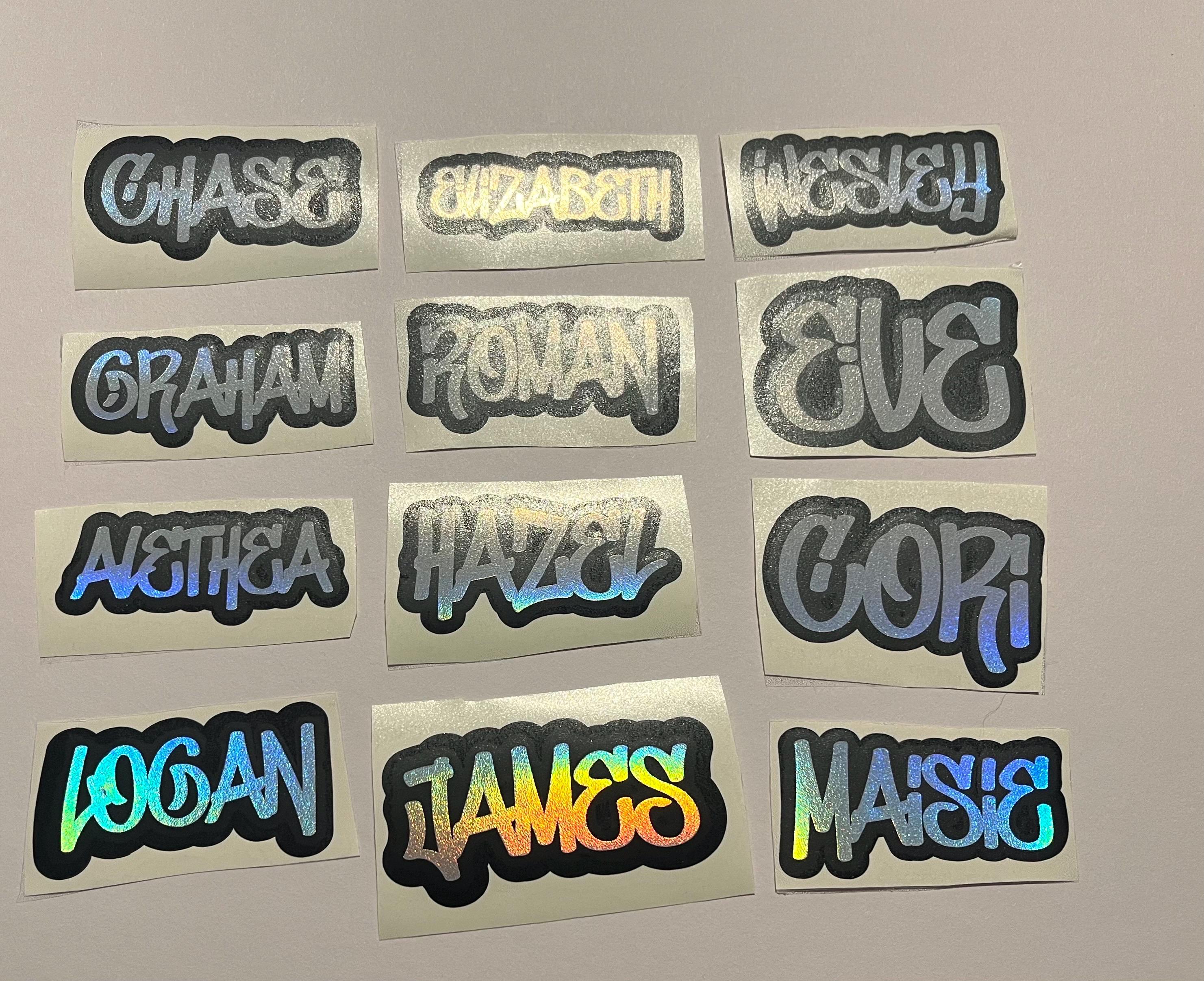 Custom Graffiti Name Vinyl Sticker: Street Art Decal - Etsy