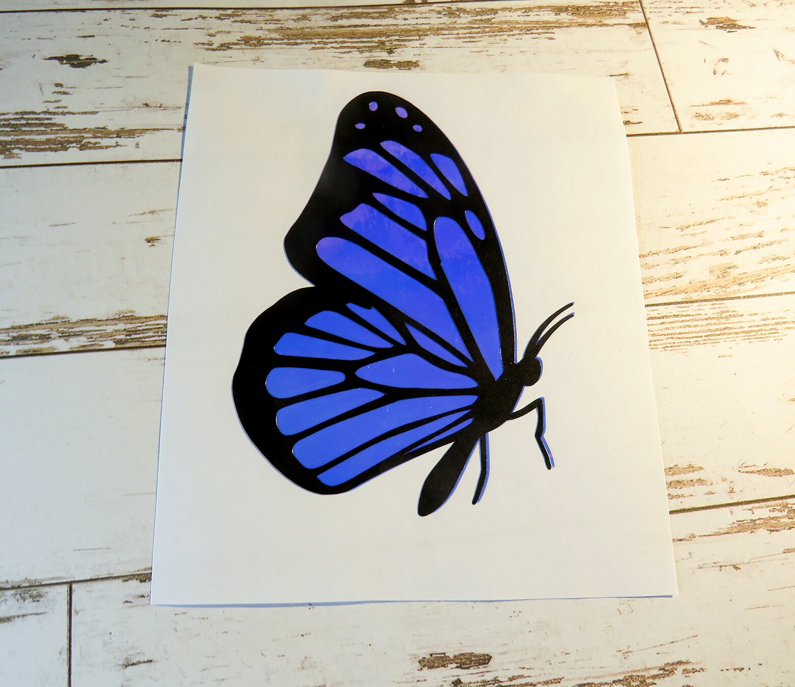 Holographic Butterfly Vinyl Decal / Decal for Starbucks - Etsy