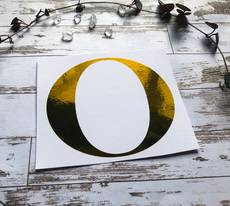 Letter Sticker Initial Stickers Vinyl Letters Minimalist - Etsy