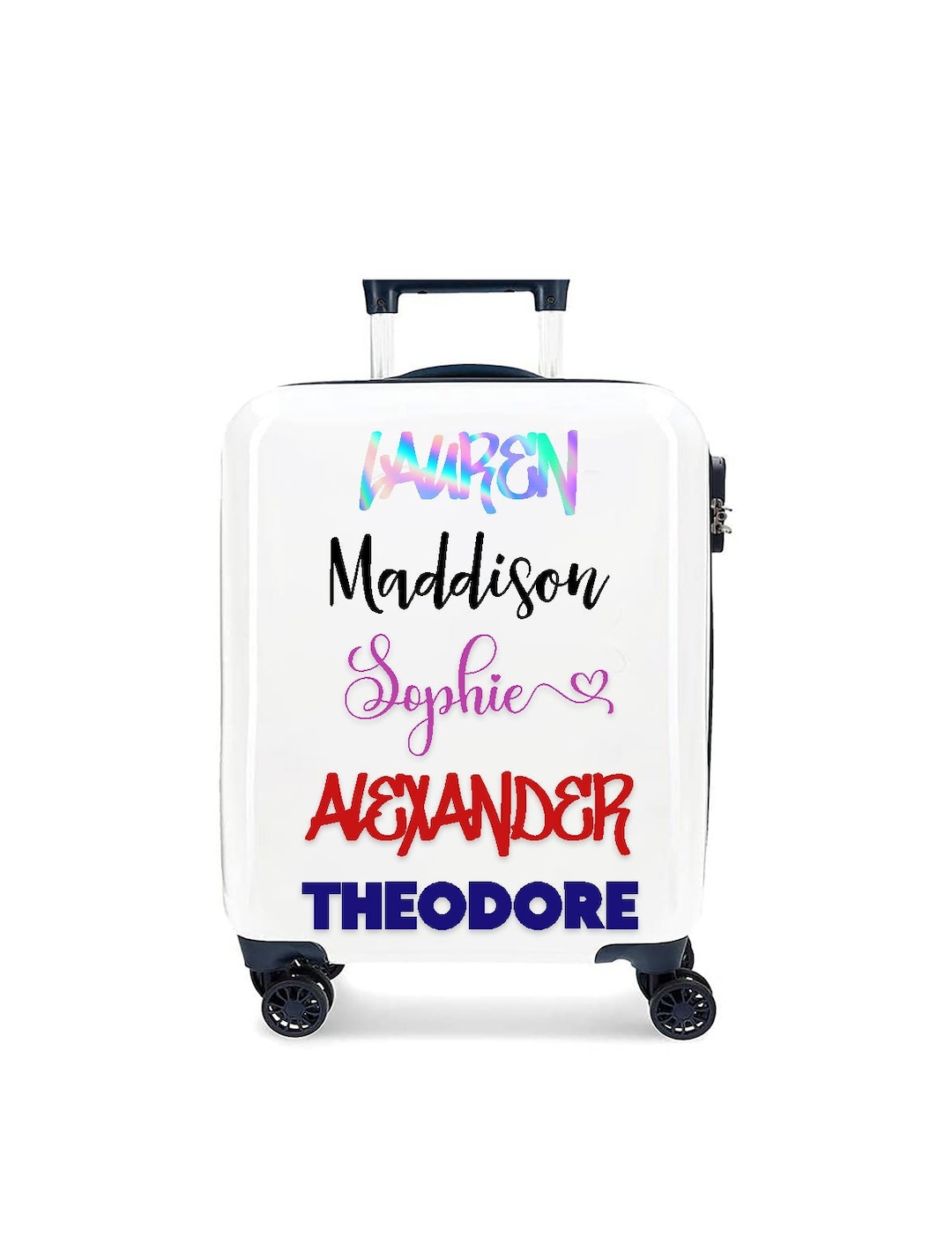 Custom Name Vinyl Decal: Waterproof Luggage Sticker - Etsy