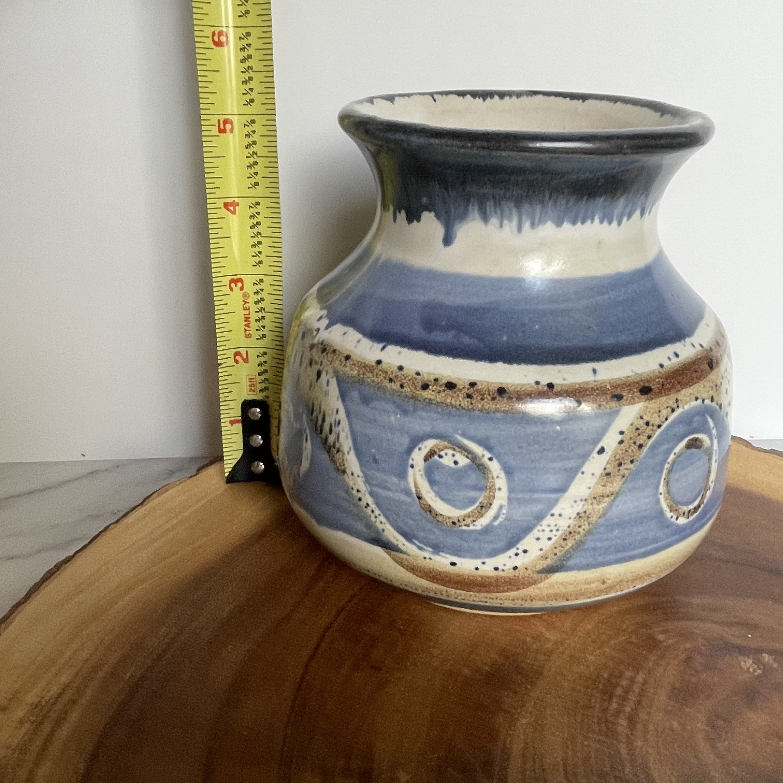 Vintage 1971 Pacific Stoneware Vase by B. Welsh Studio Art - Etsy