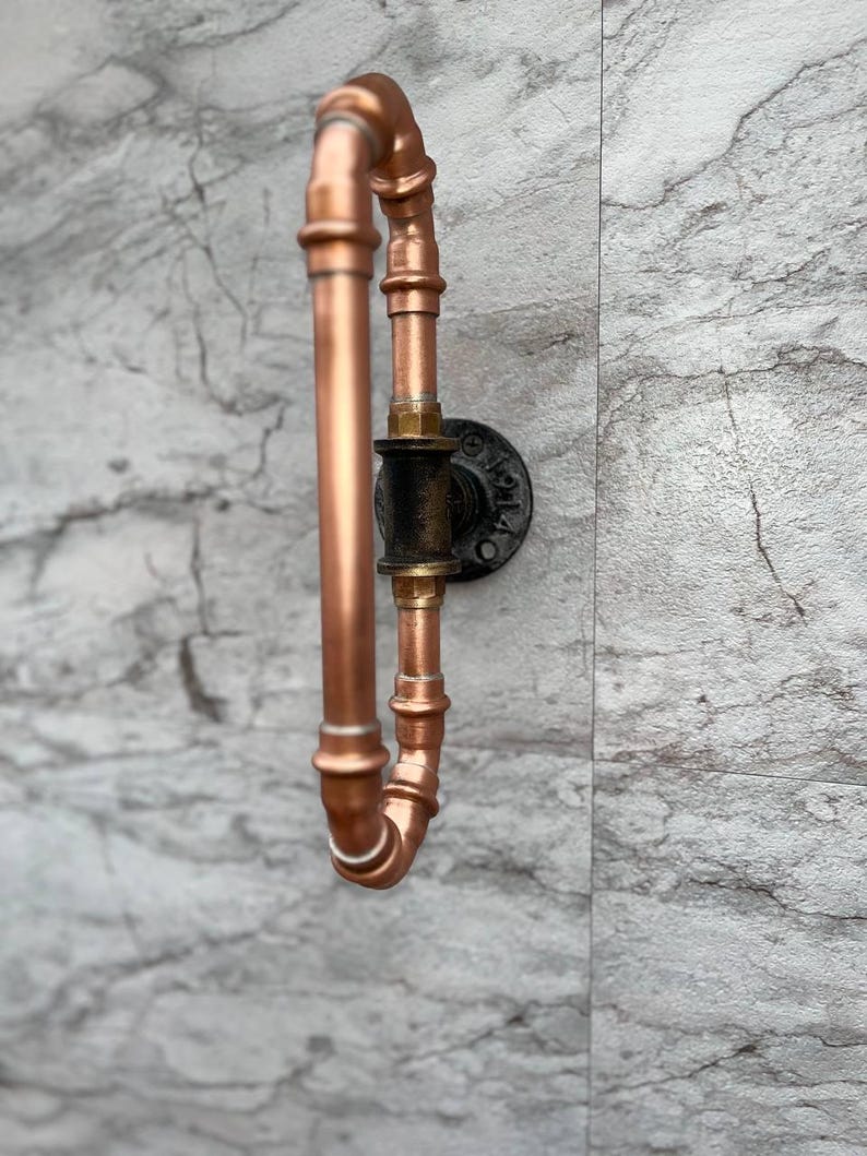 Copper Door Handle.drawer Handle.cabinet Hardware.kitchen Cabinet Pulls ...