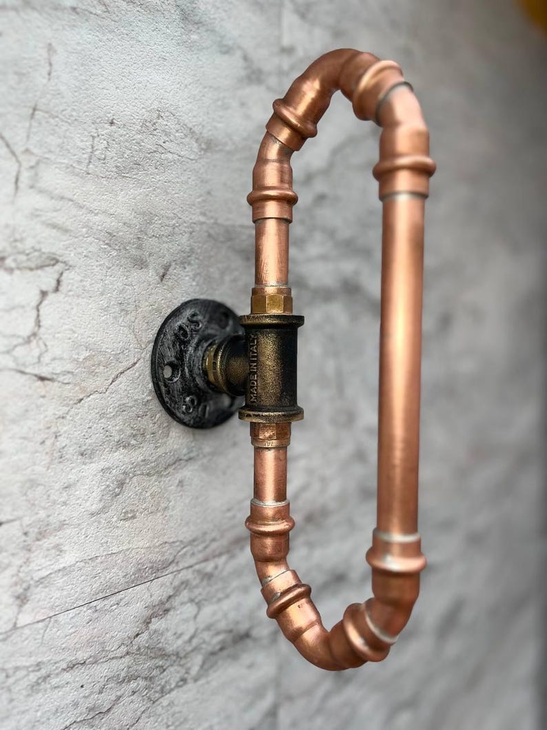 Copper Door Handle.drawer Handle.cabinet Hardware.kitchen Cabinet Pulls ...