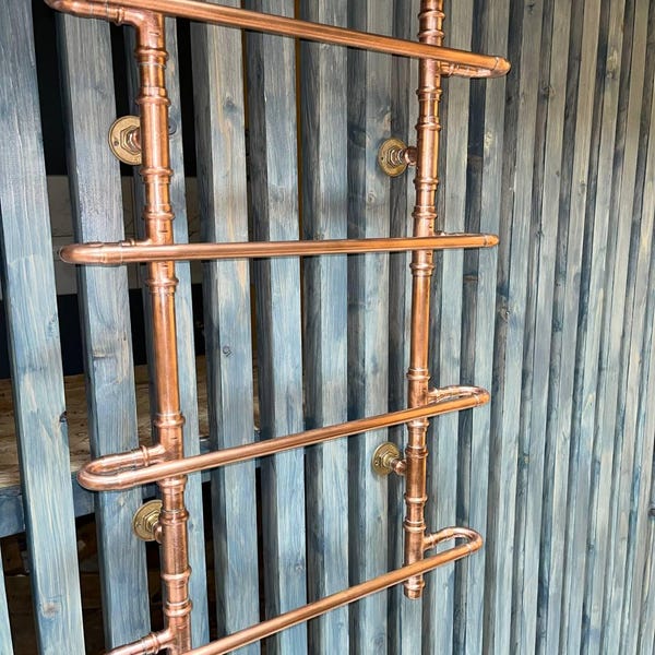 Copper Towel Rack - Etsy