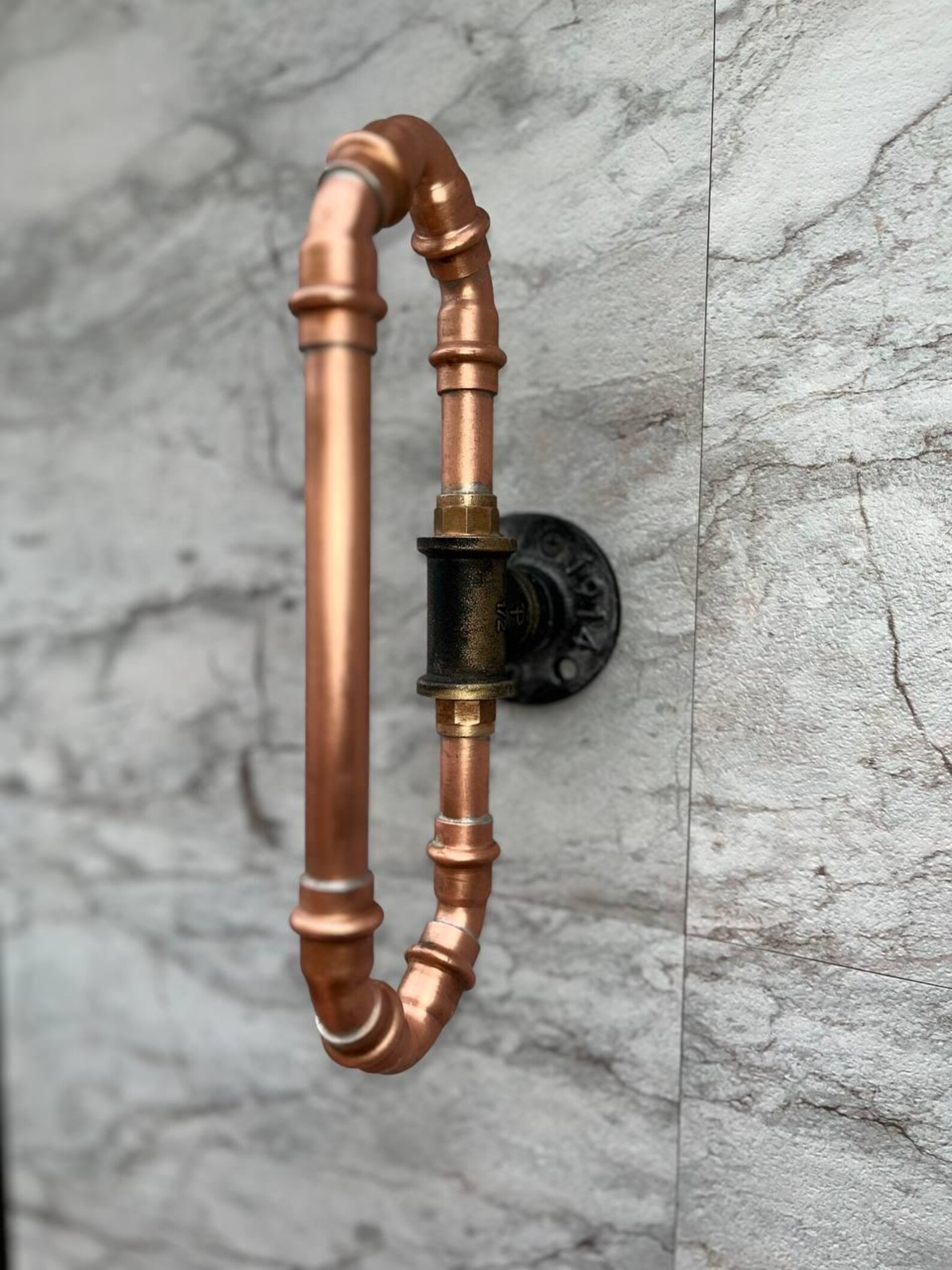 Copper Door Handle.drawer Handle.cabinet Hardware.kitchen Cabinet Pulls ...