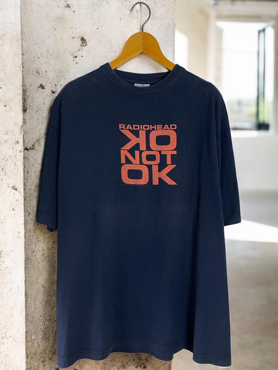Radiohead 90s Ok Computer "Ok not Ok" Vintage T-Shirt 1997 bandshirt ...