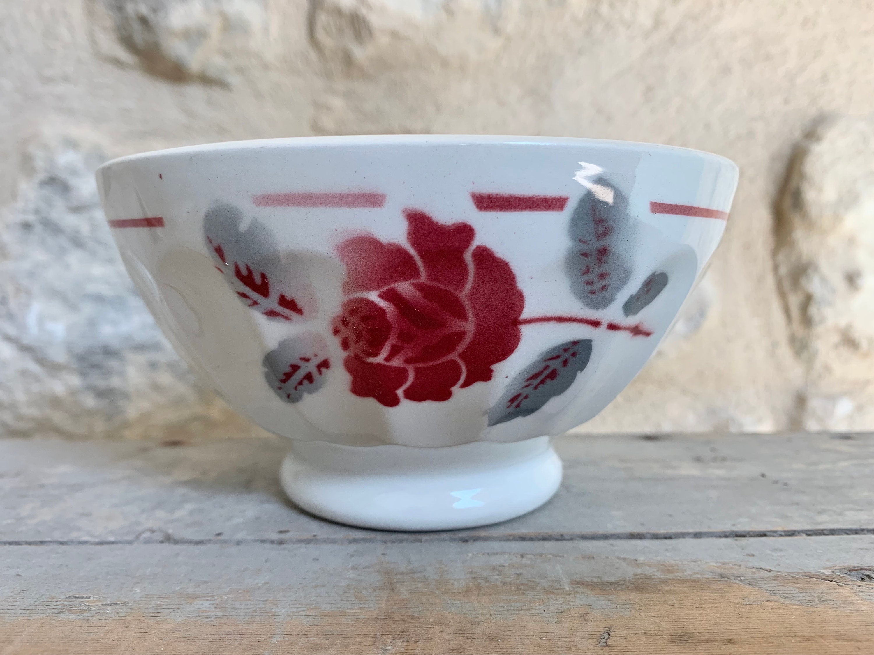 1970s ~ Antique French Ironstone Milk Coffee Bowl Made in France by ...