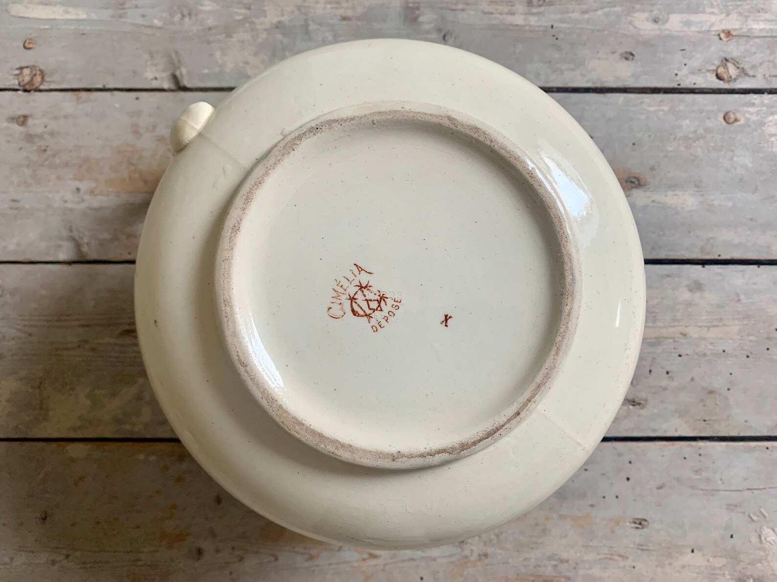 1890s ~ Ironstone Antique Water Pitcher ~ French Antique by Creil Et ...