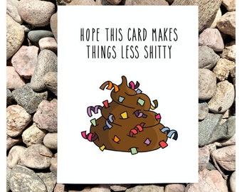 Poop Birthday Card | Etsy
