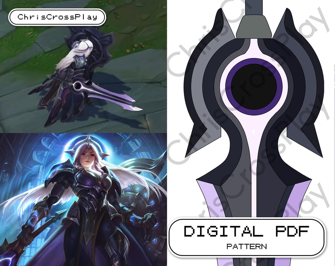 League of Legends Lunar Eclipse Leona Cosplay Sword Pattern - Etsy
