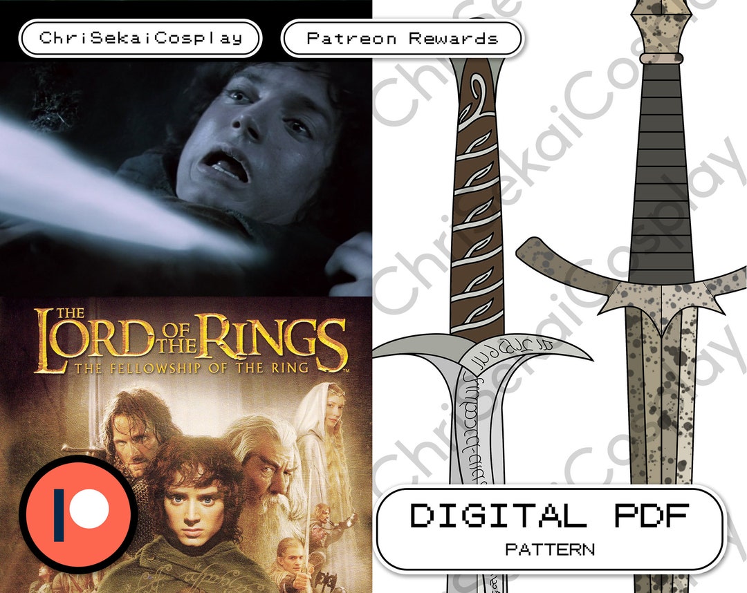 Lord of the Rings Frodo Bilbo's Sting and Morgul Blade Swords for ...
