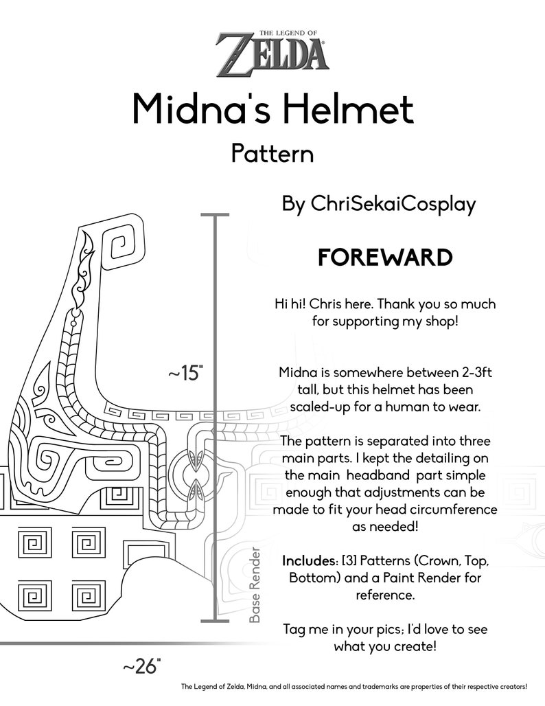 Legend of Zelda Twilight Princess Midna's Helmet "fused Shadow" Cosplay ...