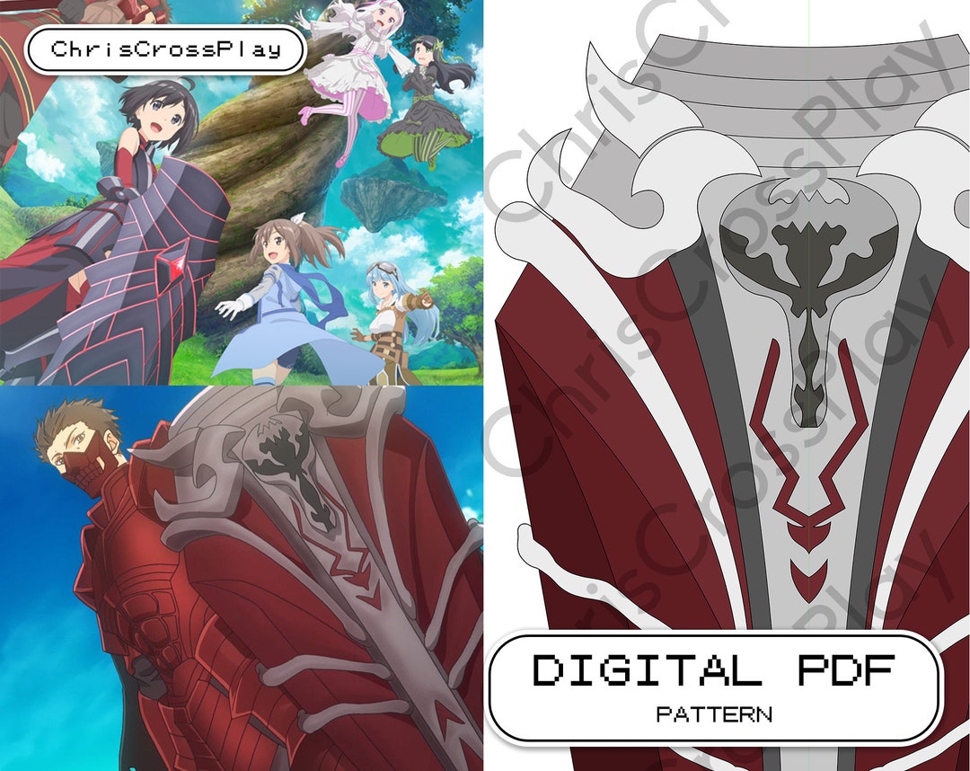 BOFURI Chrome / Kuromu Shield V.2 Pattern for Cosplay - Etsy