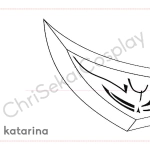 League of Legends Katarina Base Skin Dagger Cosplay Pattern - Etsy