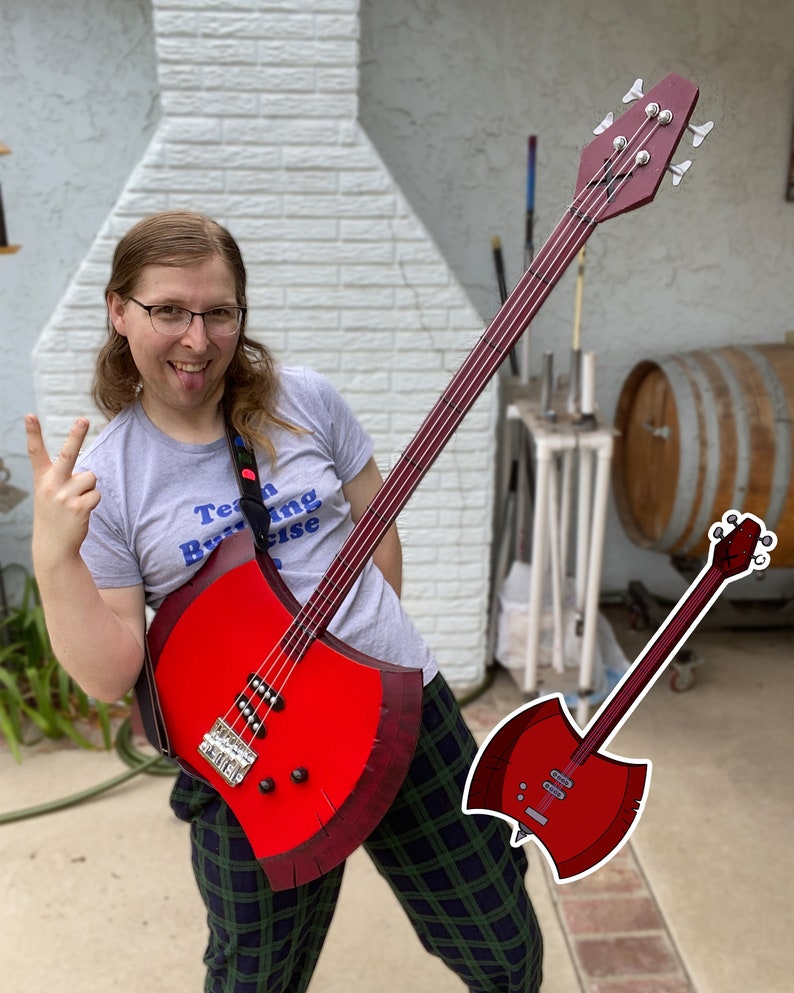Adventure Time Marceline Bass Axe Cosplay Pattern - Etsy
