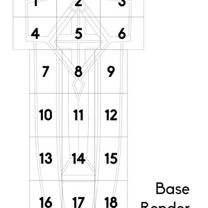 BOFURI Chrome / Kuromu Shield V.1 Pattern for Cosplay - Etsy