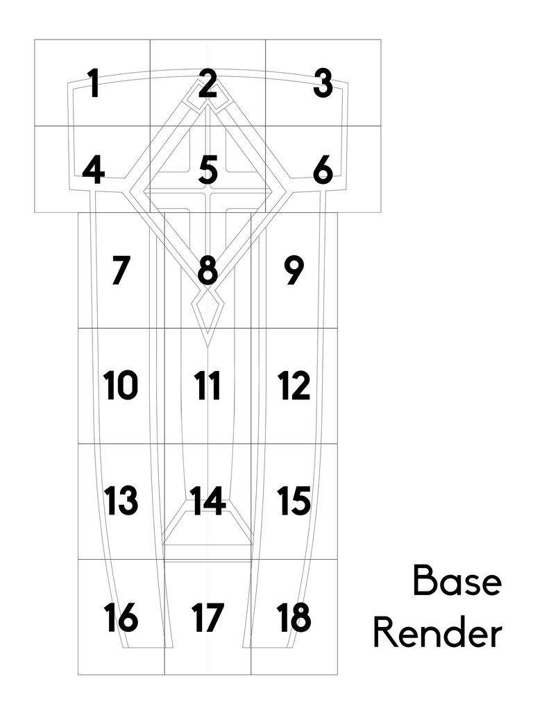 BOFURI Chrome / Kuromu Shield V.1 Pattern for Cosplay - Etsy