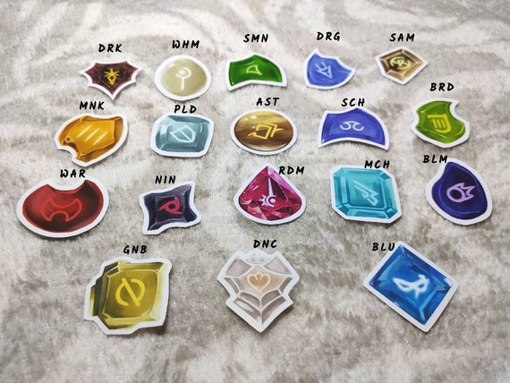 Final Fantasy XIV Soul Crystal Pack of 5 Stickers | Etsy